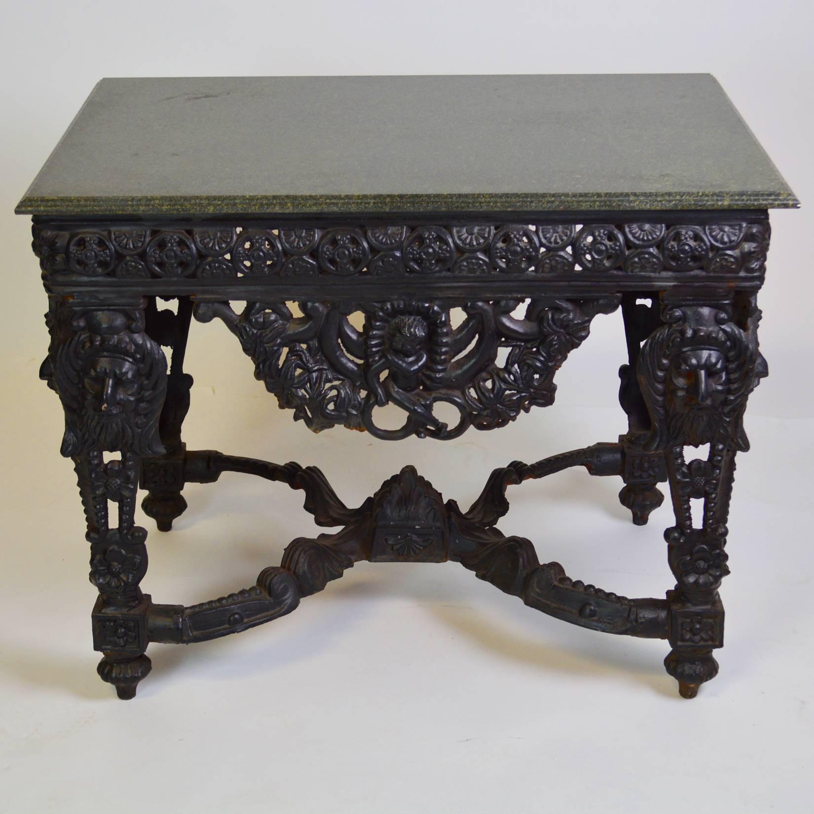 19th Century Cast Iron Table at 1stDibs