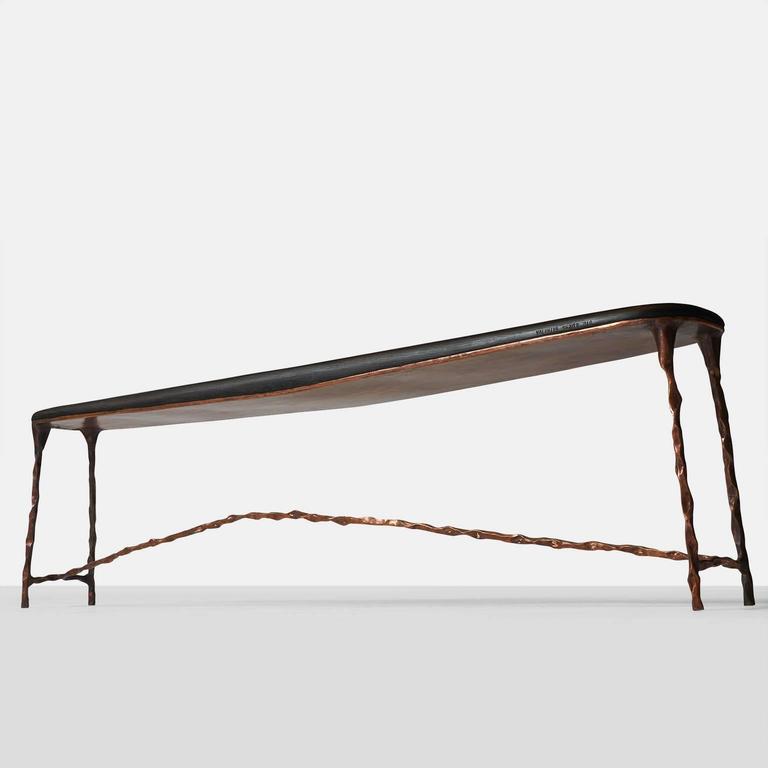 Copper Frame Bench by Valentin Loellmann For Sale at 1stDibs