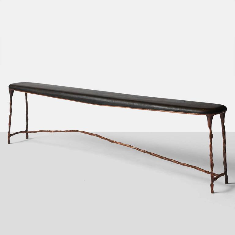Copper Frame Bench by Valentin Loellmann For Sale at 1stDibs