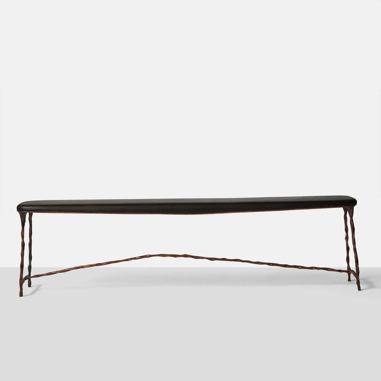 Copper Frame Bench by Valentin Loellmann For Sale at 1stDibs