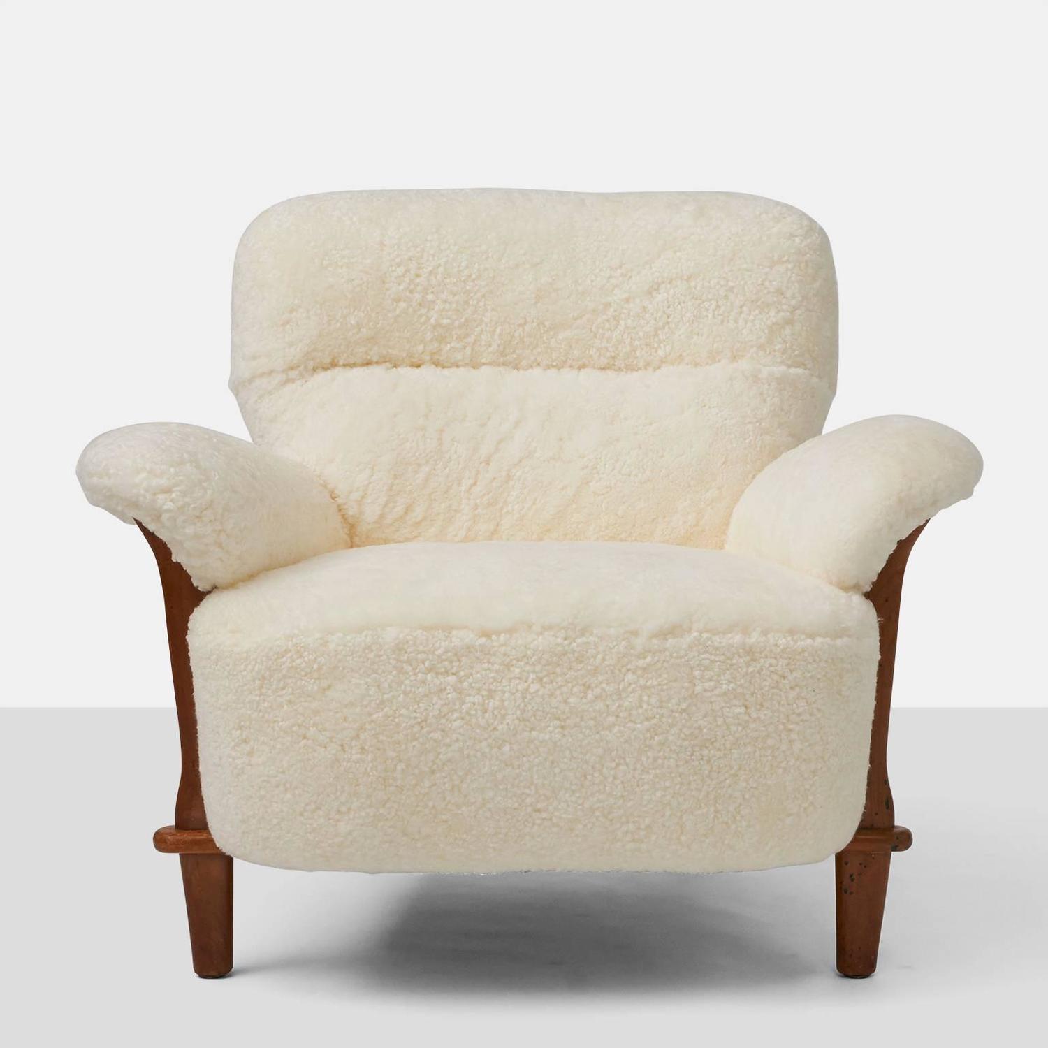 Rare Pair of Lounge Chairs by Theo Ruth For Sale at 1stdibs