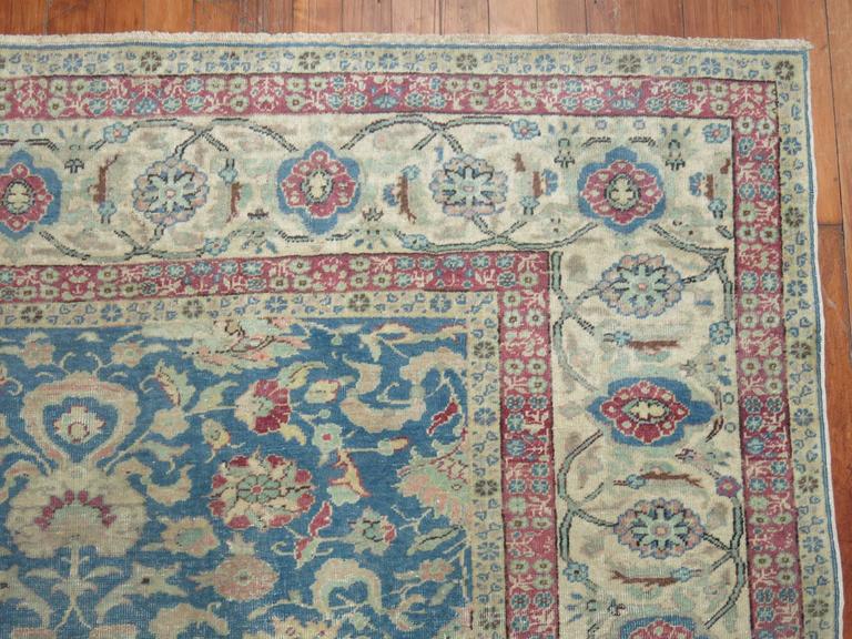 Blue Turkish Sivas Carpet For Sale at 1stDibs