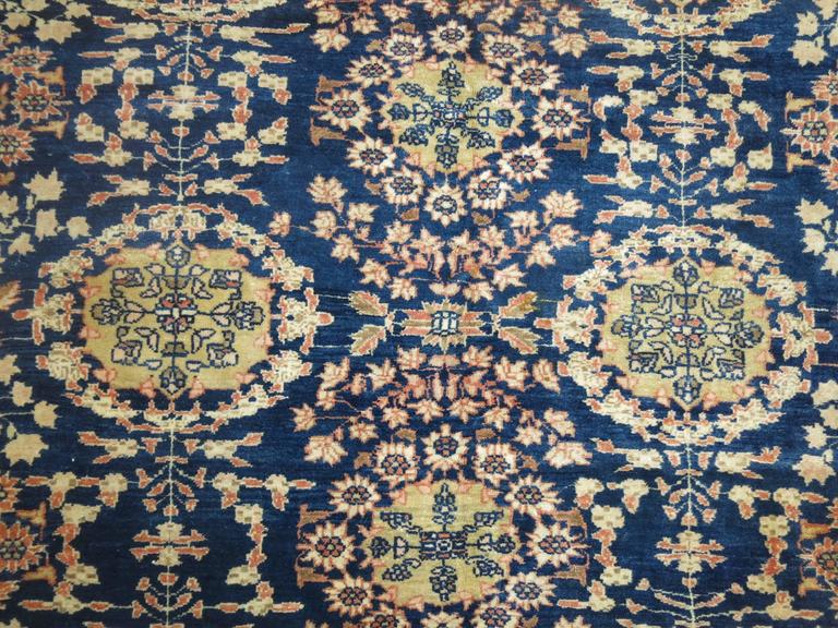 Blue Persian Mahal Carpet For Sale at 1stDibs