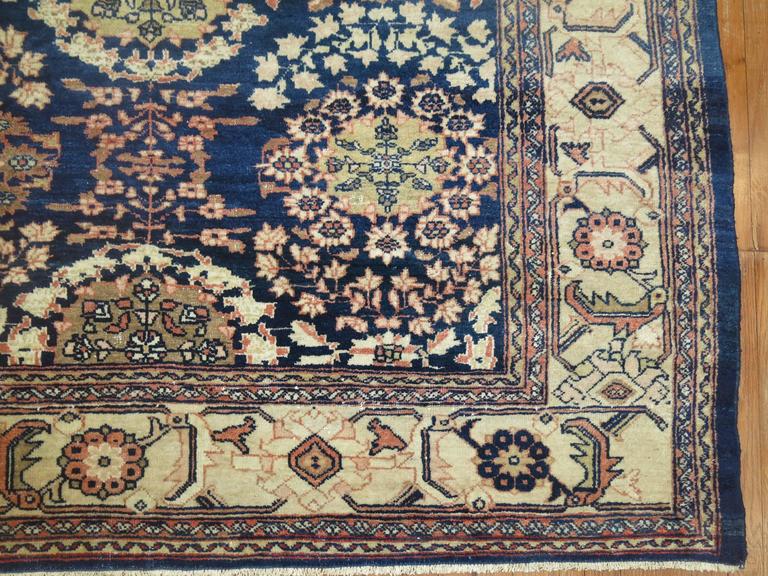 Blue Persian Mahal Carpet For Sale at 1stDibs