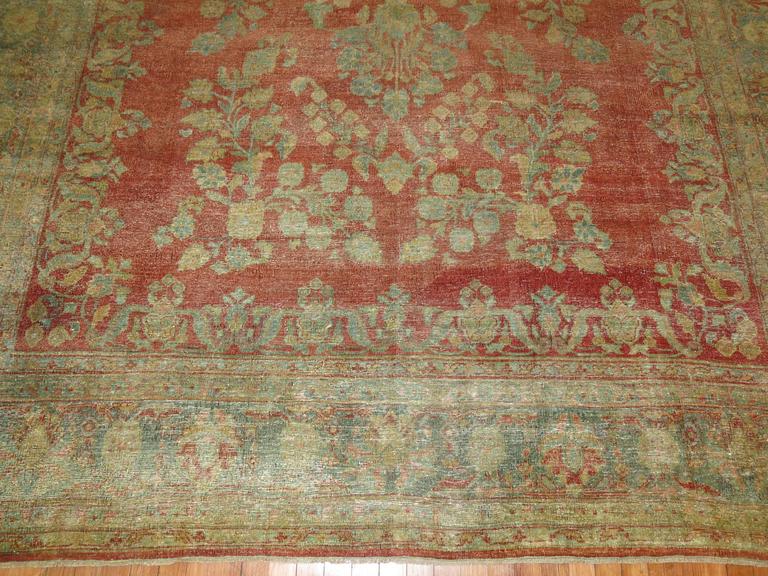 Decorative Persian Sarouk Carpet For Sale at 1stDibs