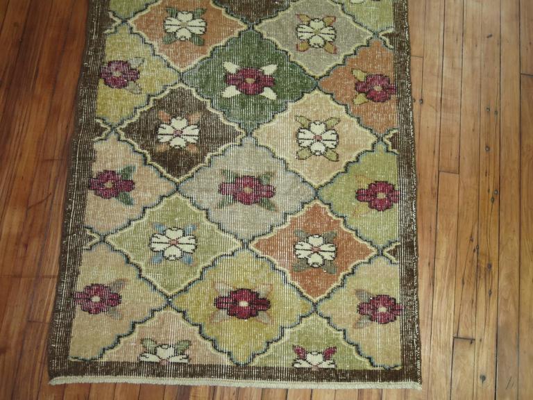 Shabby Chic Turkish Deco Runner For Sale at 1stDibs