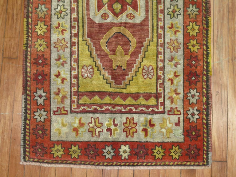 Vintage Turkish Throw Rug at 1stDibs