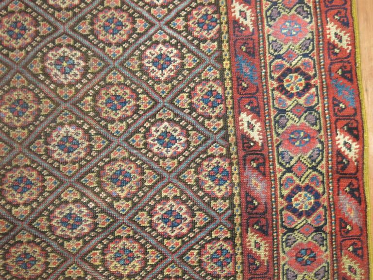 Antique Persian Ferehan Runner For Sale at 1stDibs