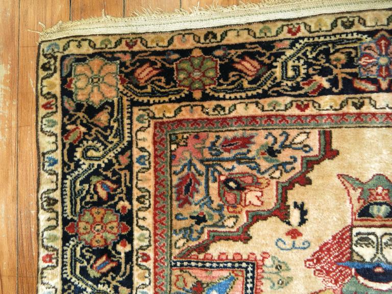 Antique Sarouk King Shapur Rug For Sale at 1stDibs