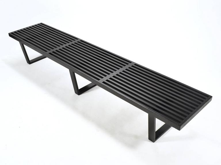 George Nelson Slat Platform Bench at 1stDibs