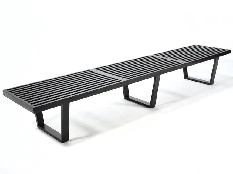 George Nelson Slat Platform Bench at 1stDibs