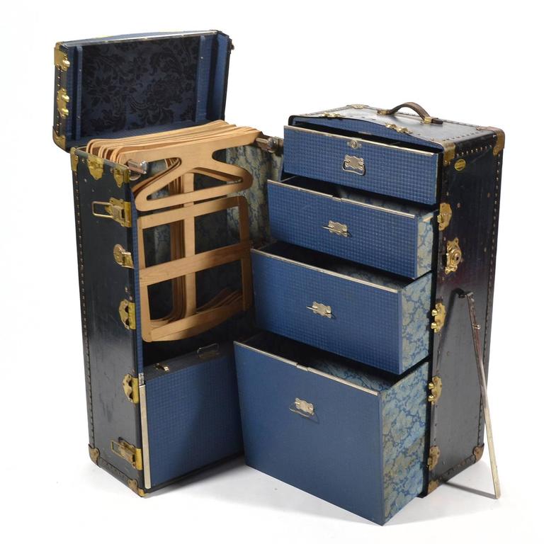 Antique Wonderrobe Steamer Trunk Wardrobe Chest at 1stDibs | vintage ...