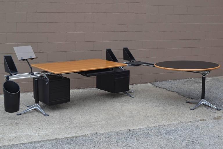 Bruce Burdick Executive Desk by Herman Miller at 1stDibs