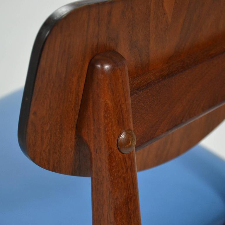 Jens Risom Pair of Rare Bar Stools at 1stDibs