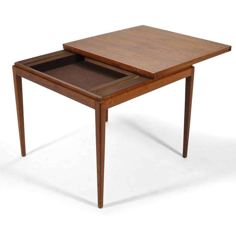 Jens Risom Expanding Game / Dining Table at 1stDibs