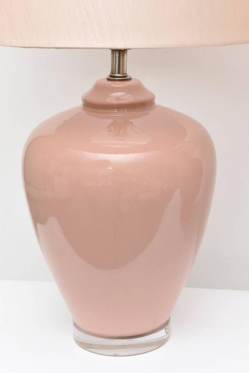 Pair of Vintage Pink Italian Ceramic Table Lamps, 1970s at 1stDibs ...