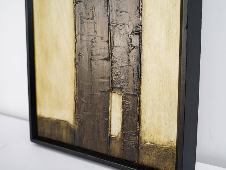 Brutalist Mid-Century Abstract Painting, Untitled at 1stDibs ...