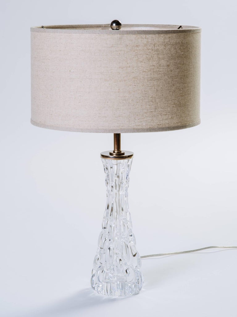 Pair of Mid-Century Modern Crystal Ice Lamps by Carl Fagerlund for ...