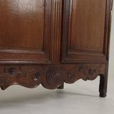 Antique French Normandy Marriage Armoire Wardrobe, 1840 at 1stdibs