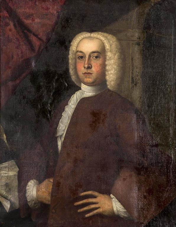 18th Century English Portrait of a Gentleman, Oil on Canvas, Unsigned ...