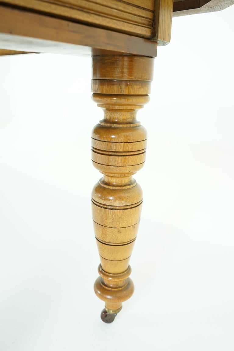 Antique Dining Table, Oak Dining Table, Vintage Dining Table, Victorian ...