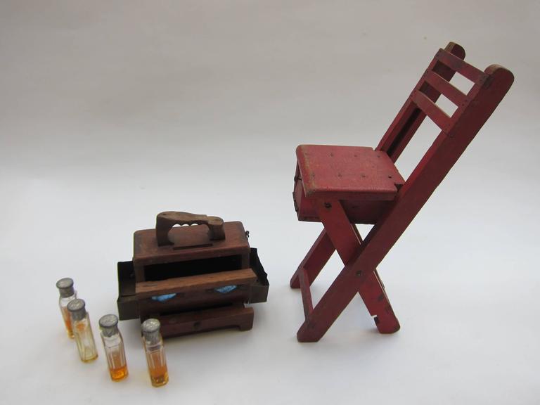 Miniature Shoe Shine Stand Coin Bank For Sale at 1stDibs