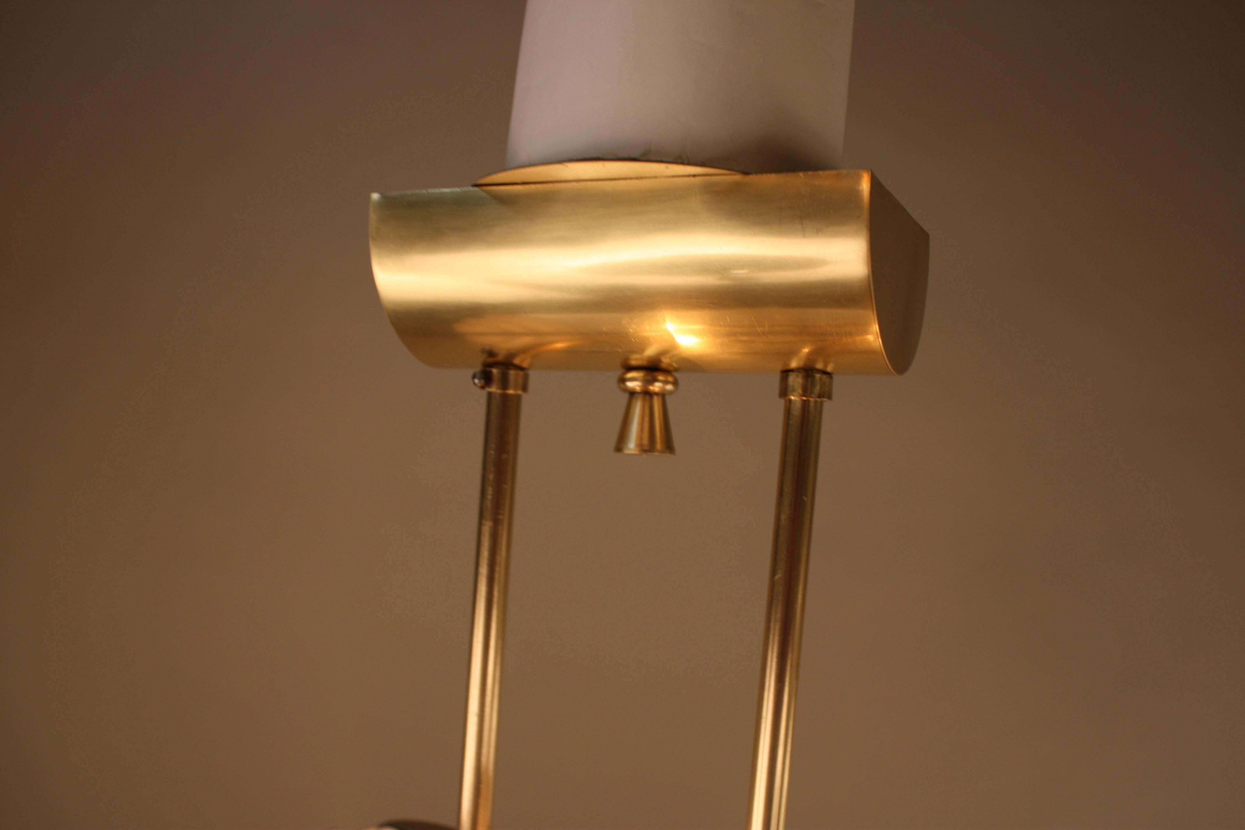 French Glass Rods Art Deco Chandelier by Atelier Petitot at 1stDibs