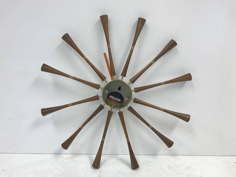 George Nelson Spindle Clock at 1stDibs