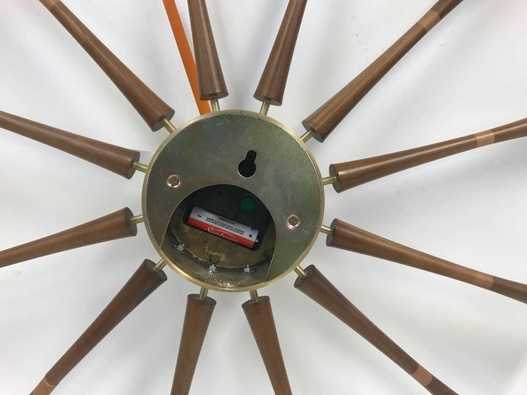 George Nelson Spindle Clock at 1stDibs