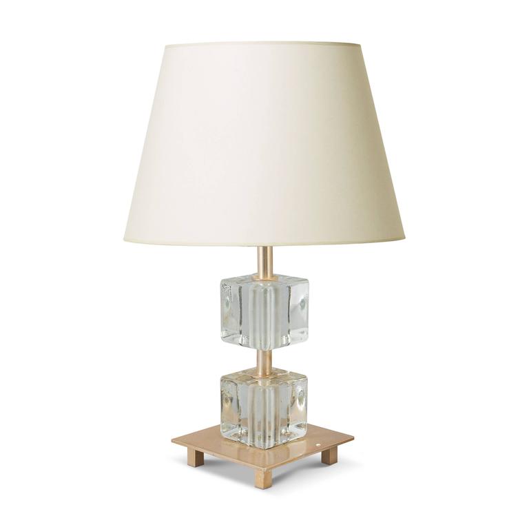 Petite Pair of Table Lamps with Suspended Glass Baubles, Malmö ...