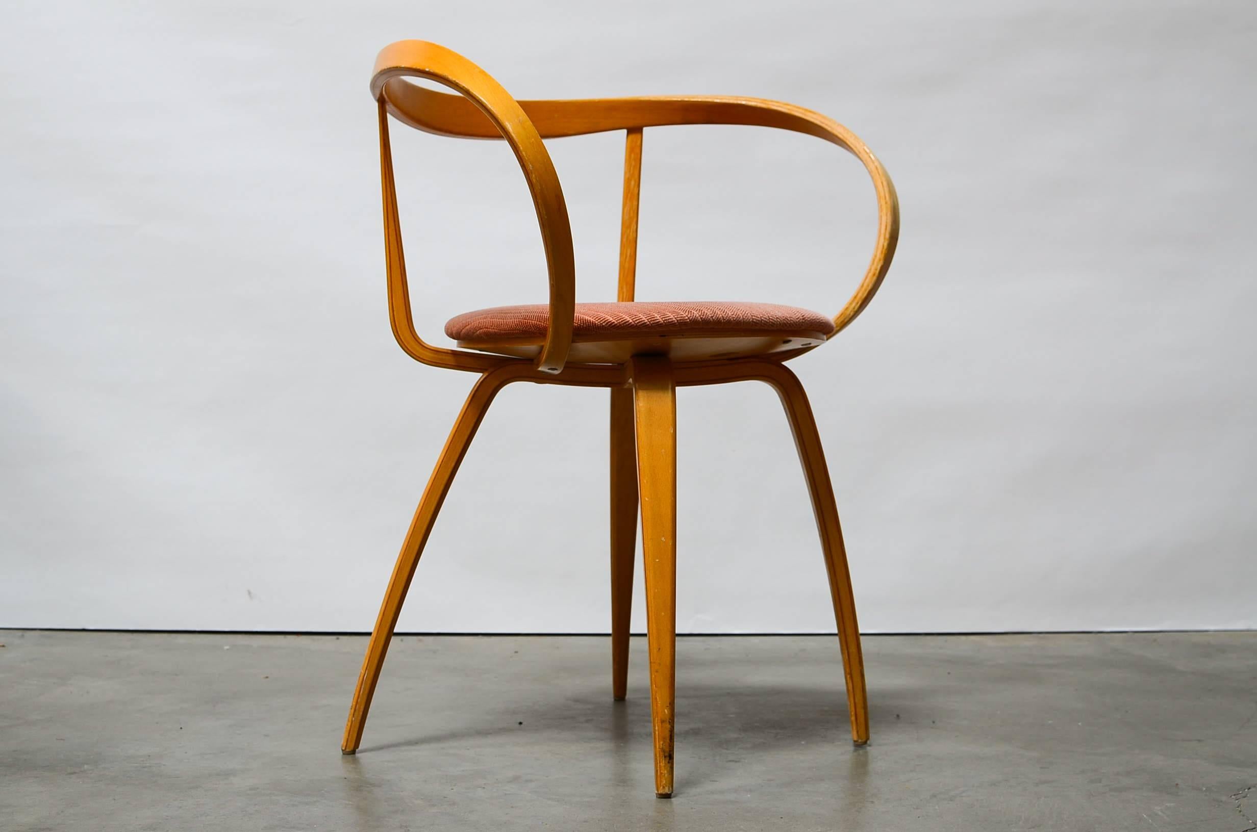 George Nelson Pretzel Chair for Herman Miller, 1958 For Sale at 1stDibs