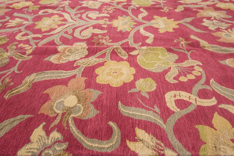 Red Modern Contemporary Rug For Sale at 1stDibs