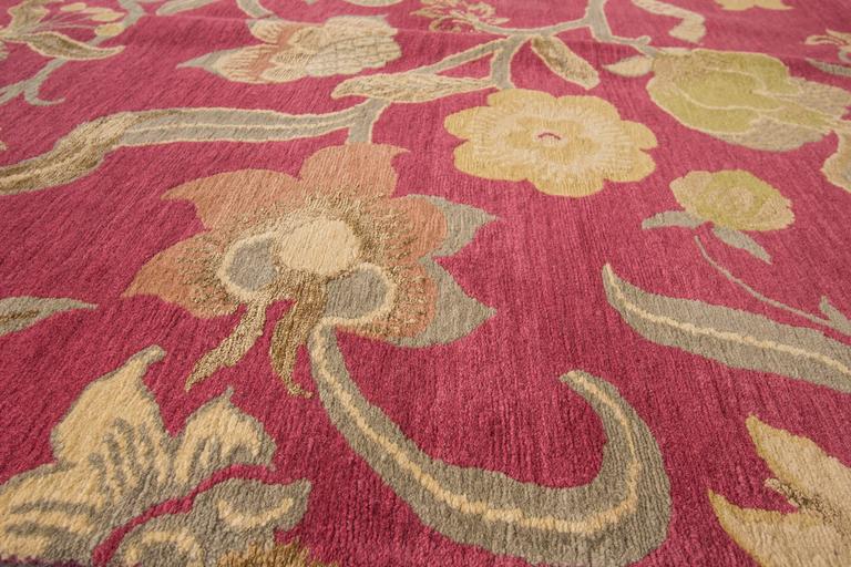 Red Modern Contemporary Rug For Sale at 1stDibs