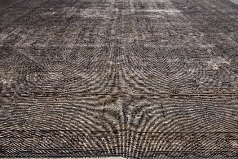 Vintage Overdyed Rug at 1stDibs