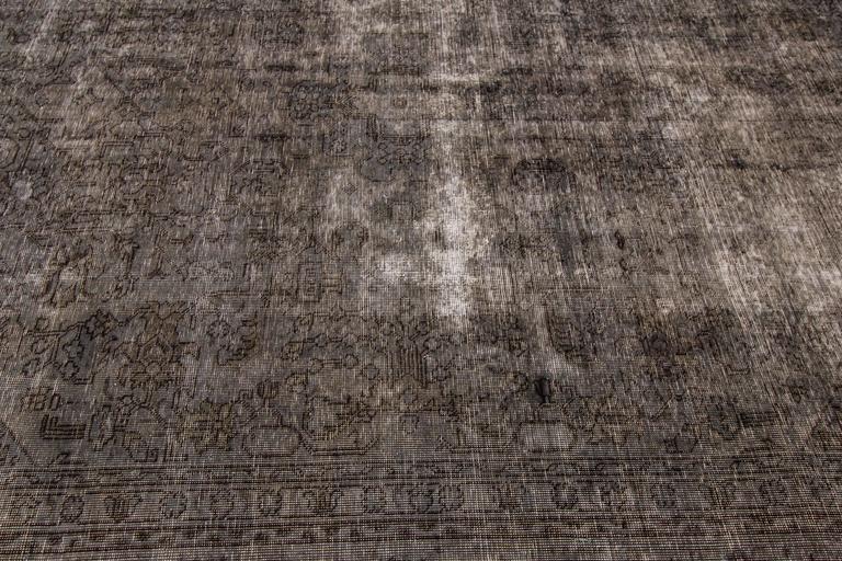 Vintage Overdyed Rug at 1stDibs