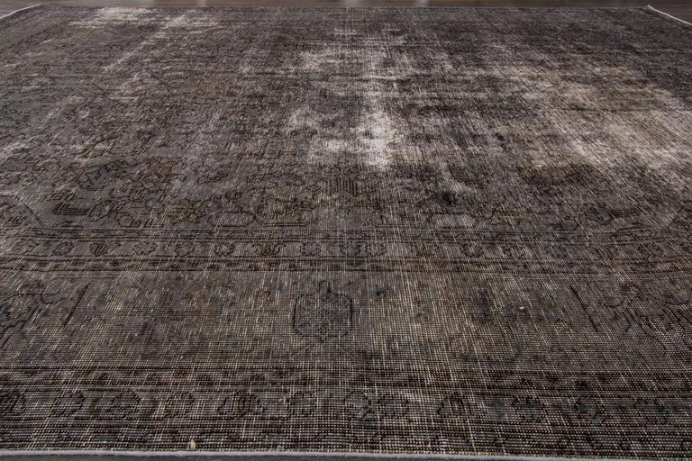 Vintage Overdyed Rug at 1stDibs