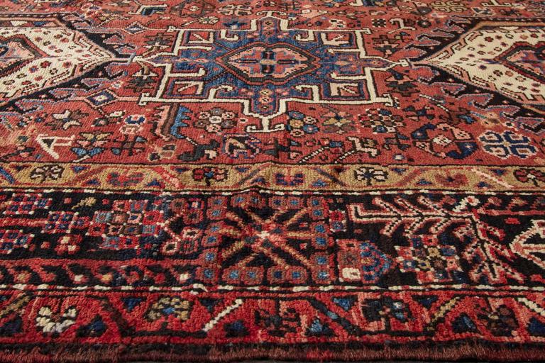 Nice Looking Vintage Persian Heriz Rug at 1stDibs
