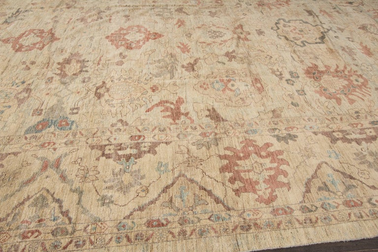 Modern Sultanabad Rug For Sale at 1stDibs