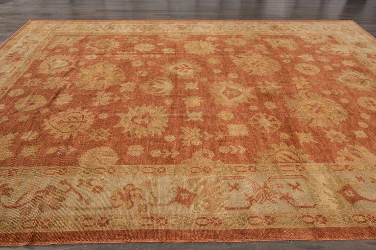 New Turkish Oushak Rug For Sale at 1stDibs