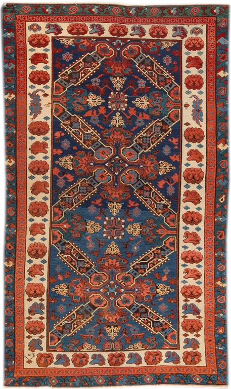 19th Century Caucasian Carpet For Sale at 1stDibs