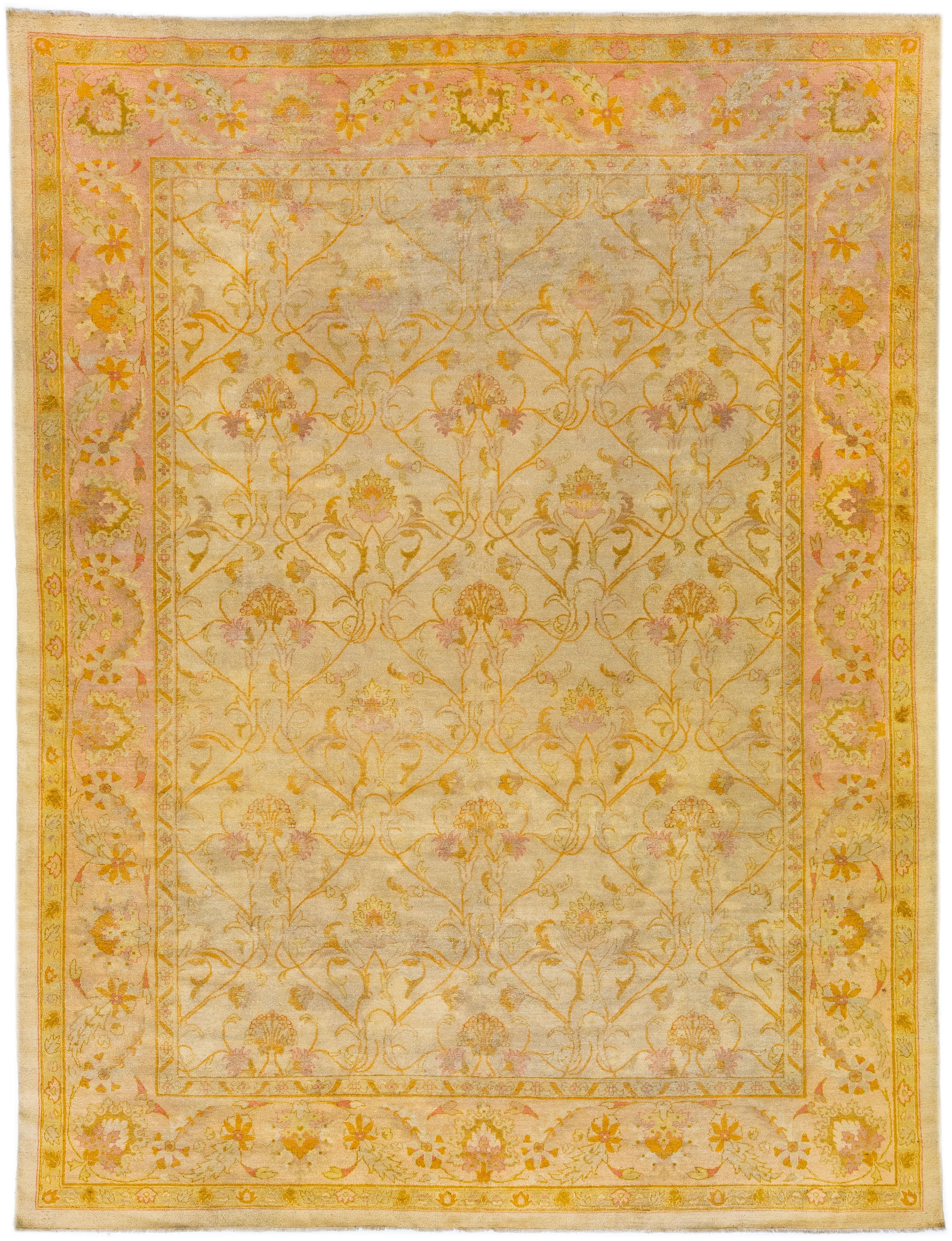 Antique Indian Agra Rug For Sale at 1stDibs