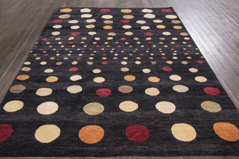 21st Century Black Modern Rug For Sale at 1stDibs