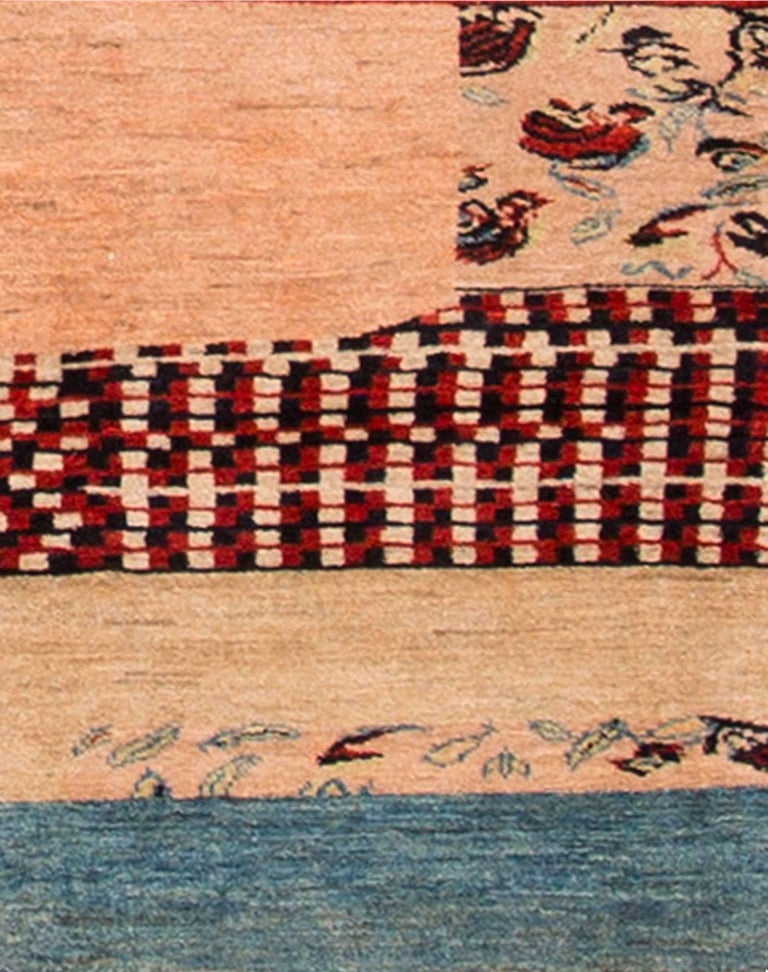 Large 21st Century Contemporary Multicolored Persian Gabbeh Carpet For ...