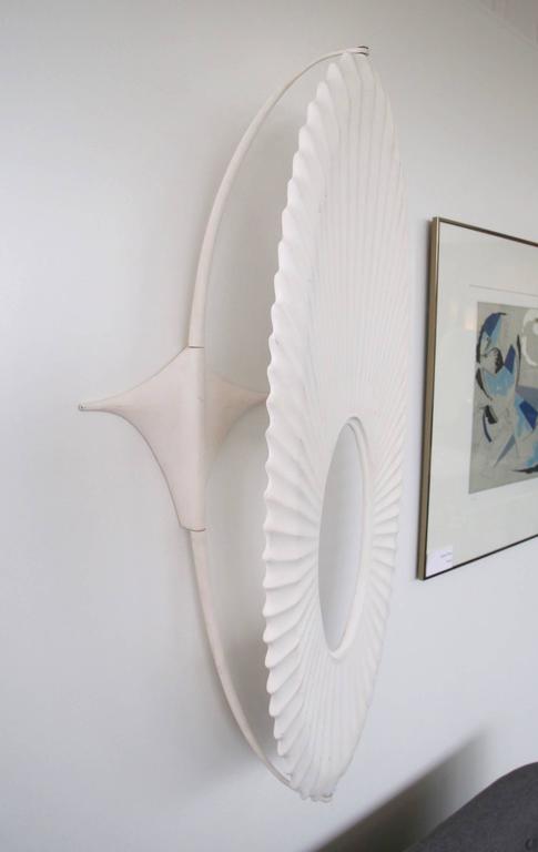 Hal Poth, American, Modern White Wall Sculpture at 1stDibs
