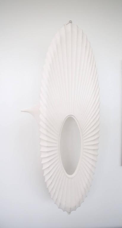 Hal Poth, American, Modern White Wall Sculpture at 1stDibs