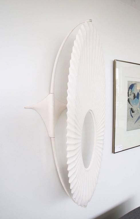 Hal Poth, American, Modern White Wall Sculpture at 1stDibs