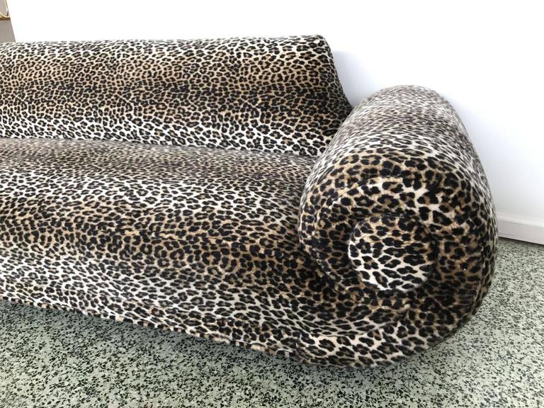 Leopard Print Mid-Century Sofa at 1stDibs | leopard print couch ...