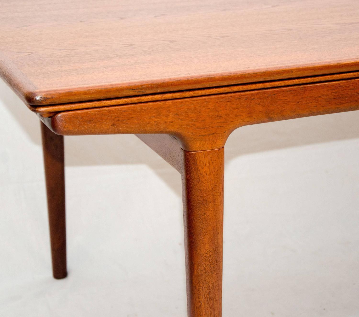 Danish Teak Dining Table, Johannes Andersen at 1stdibs