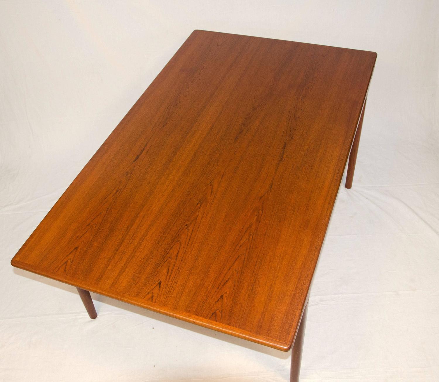 Danish Teak Dining Table, Johannes Andersen at 1stdibs