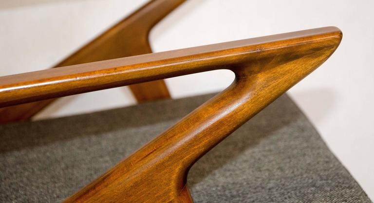 Pair of Danish Z Lounge Chairs, Poul Jensen for Selig at 1stDibs